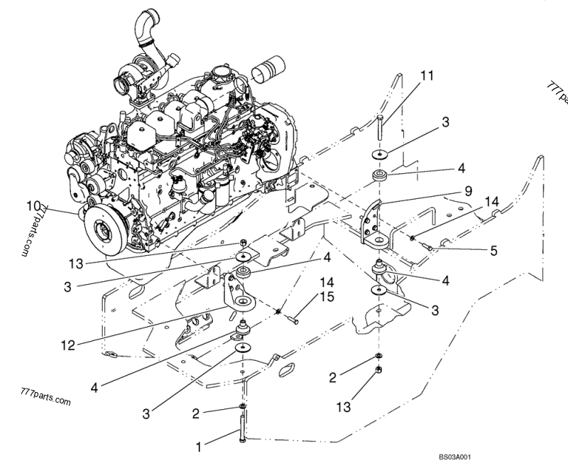 2852037 SEAL,95.3mm ID x 104mm OD x 4mm Thk - Case spare part ...