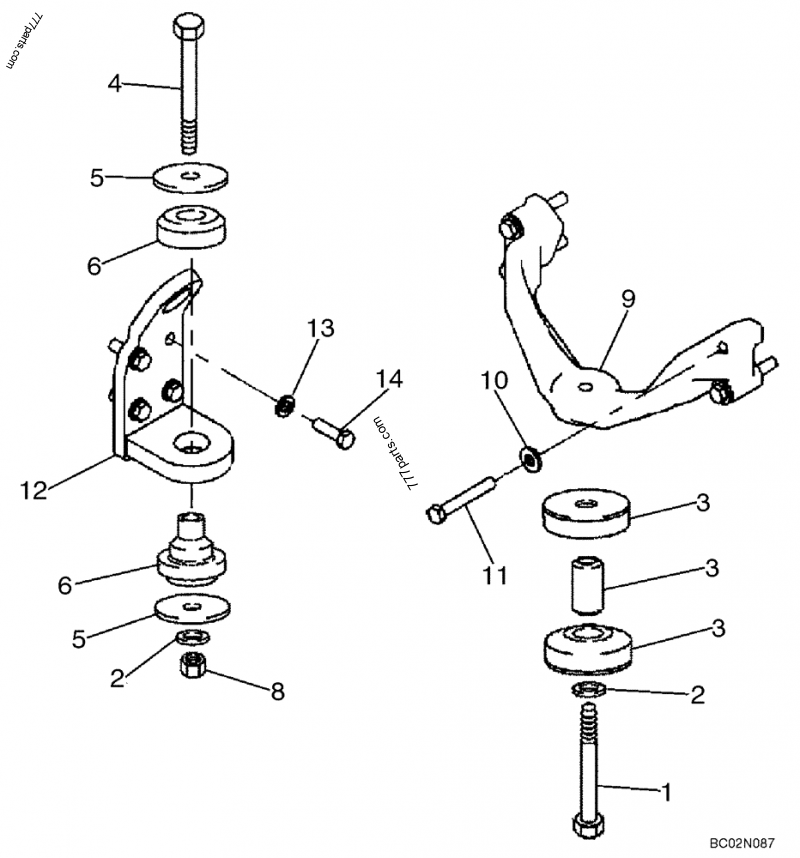 2852037 SEAL,95.3mm ID x 104mm OD x 4mm Thk - Case spare part ...