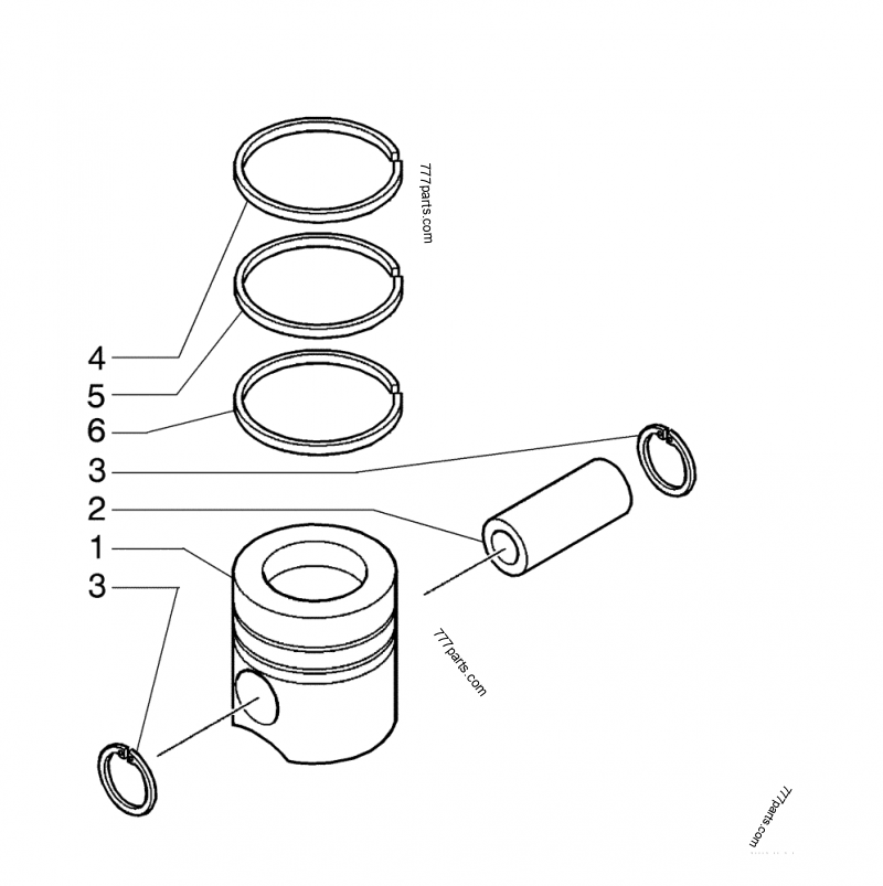 2852037 SEAL,95.3mm ID x 104mm OD x 4mm Thk - Case spare part ...