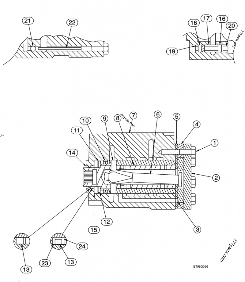 320228A1 VALVE, CONTROL - Case spare part | 777parts.com