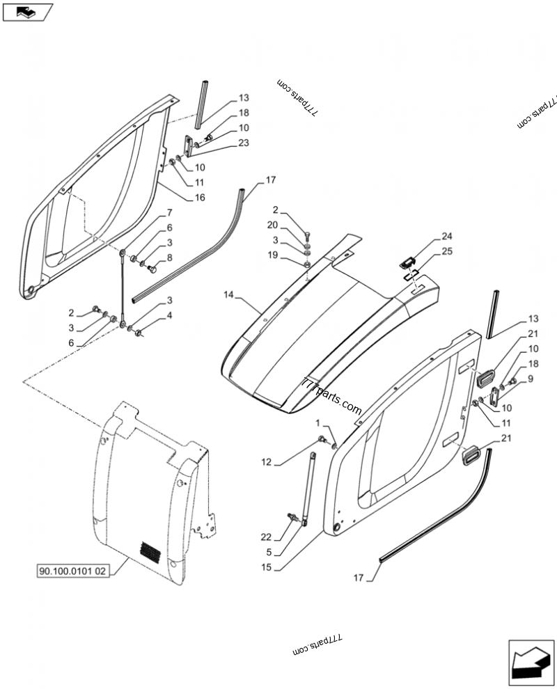 47632454 LATCH - Case spare part | 777parts.com