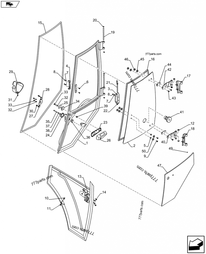 87344859 LATCH - Case spare part | 777parts.com