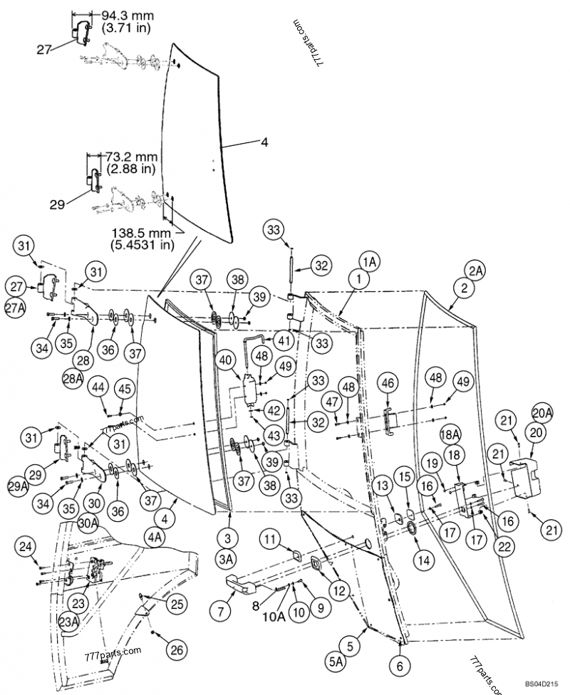 87344859 LATCH - Case spare part | 777parts.com