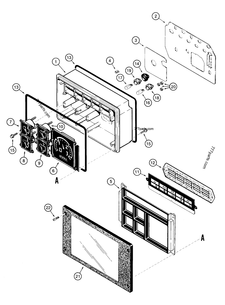 A187965 CLUSTER - Case spare part | 777parts.com