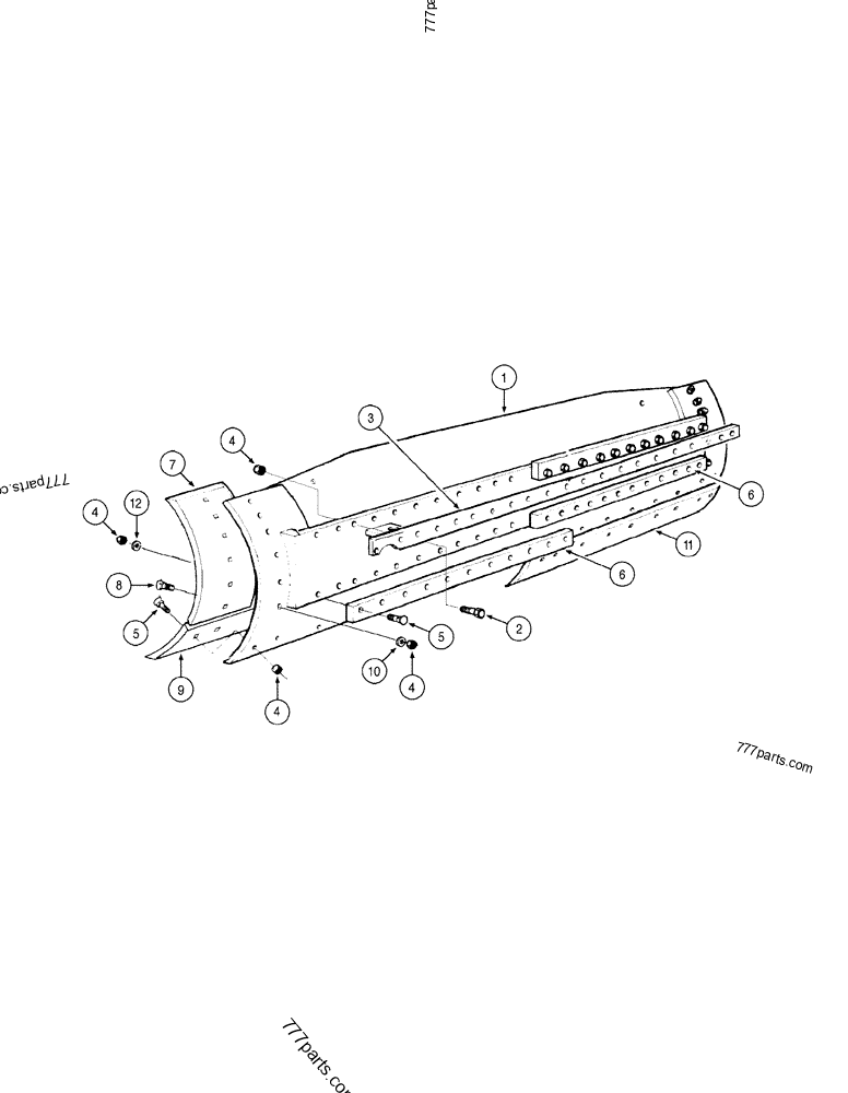 70931930 BOLT - Case spare part | 777parts.com