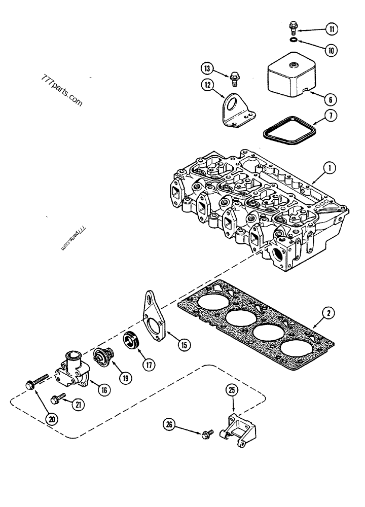 J902666 GASKET - Case spare part | 777parts.com