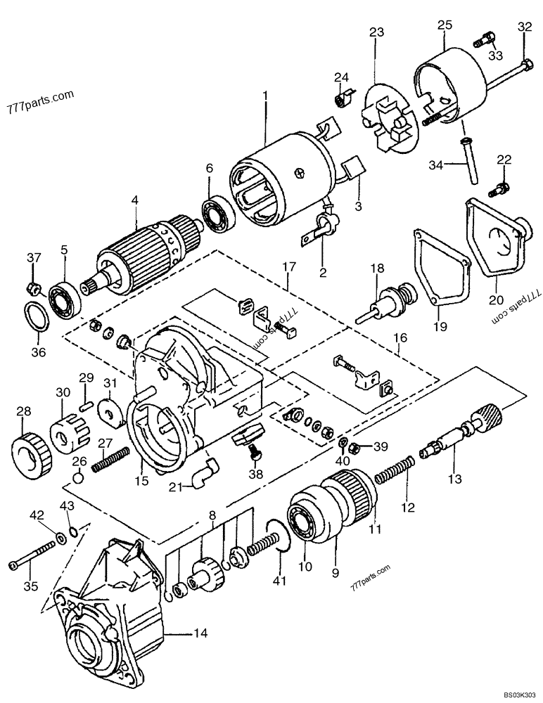87438930 KIT, STARTER MTR REP - Case spare part | 777parts.com