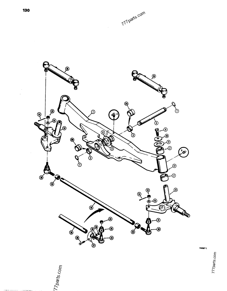 D66467 ARTICULATION - Case spare part | 777parts.com