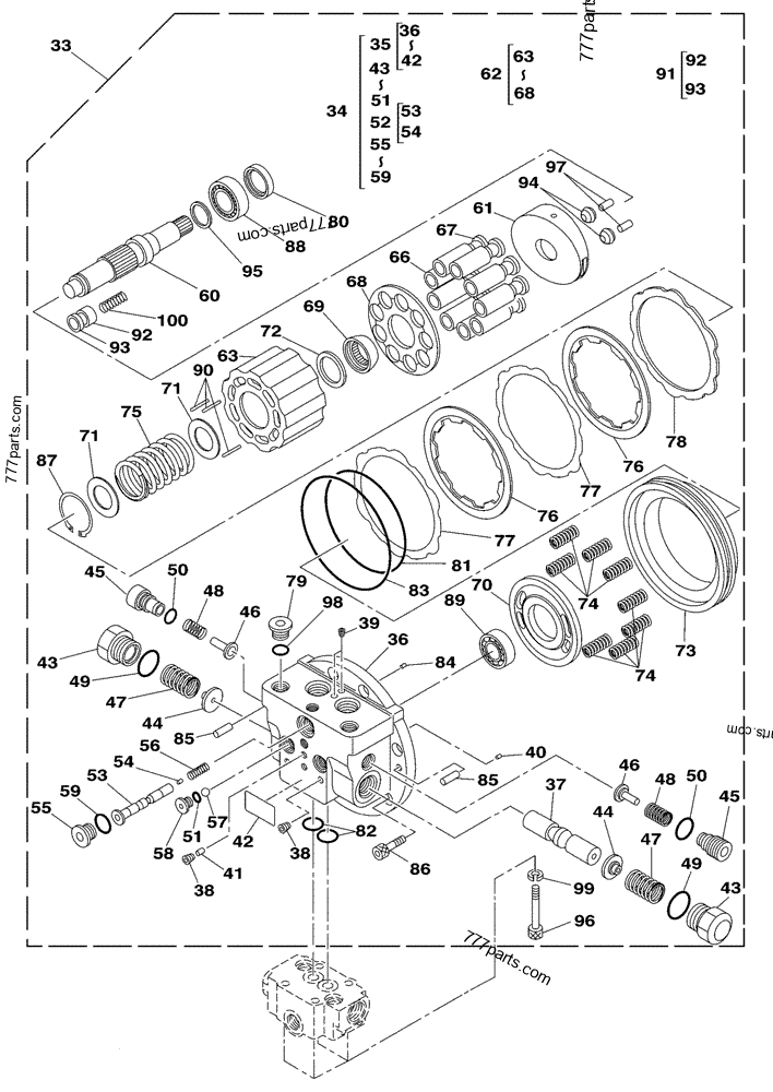 165289A1 WASHER - Case spare part | 777parts.com