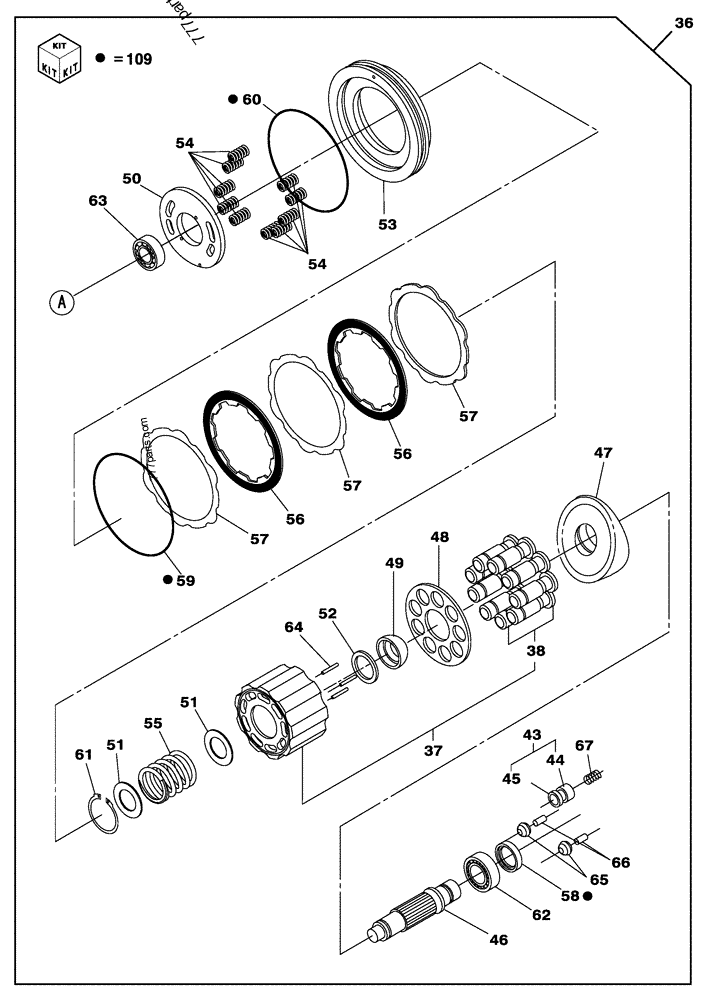 165289A1 WASHER - Case spare part | 777parts.com
