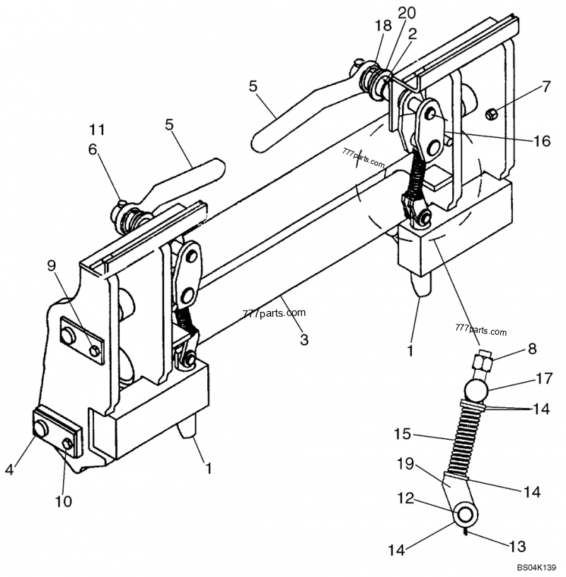 H436051 SPRING - Case spare part | 777parts.com