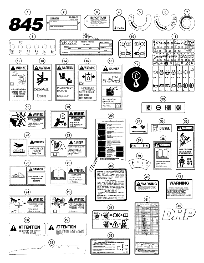 335889A1 DECAL - Case spare part | 777parts.com