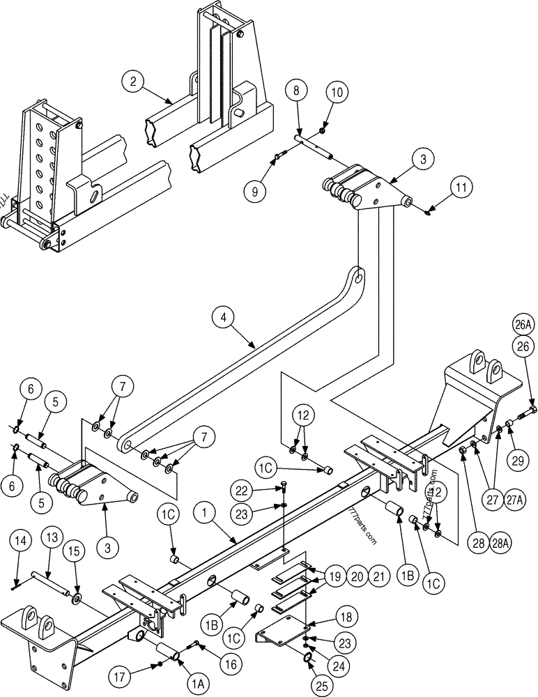 100-11100 SNAP RING,#100, Ext - 10011100 - Case spare part | 777parts.com