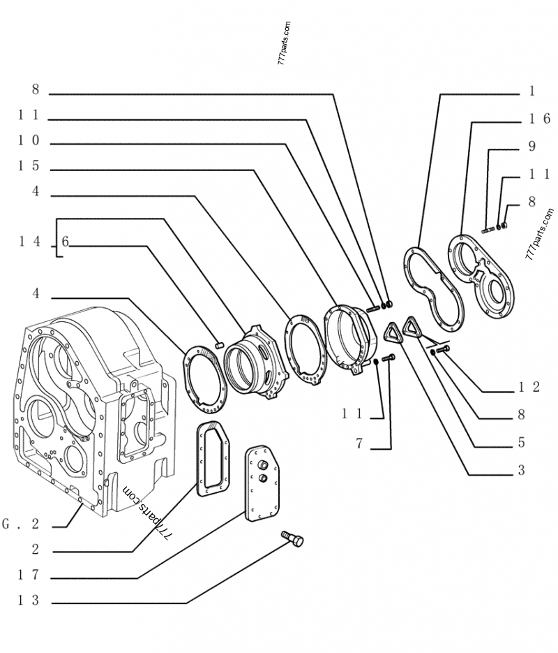 13449734 STUD - Case spare part | 777parts.com