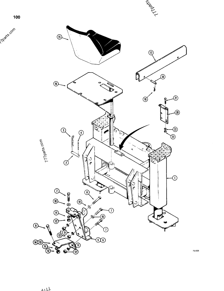D63534 PIN - Case spare part | 777parts.com