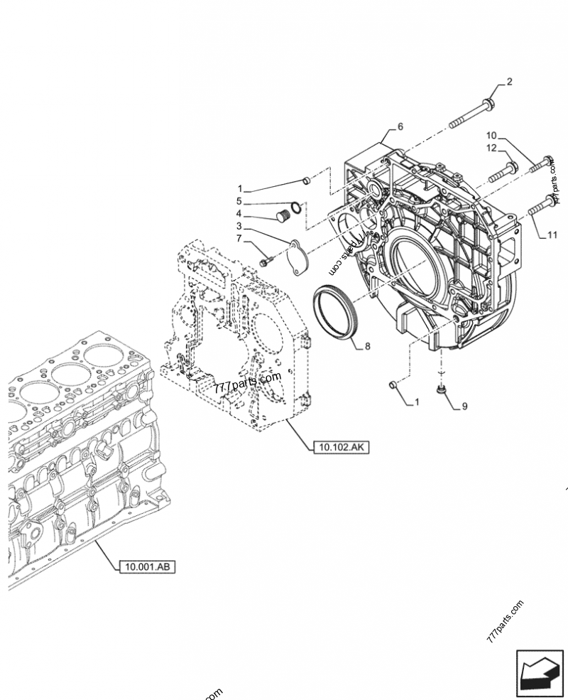 5801483583 OIL SEAL - Case spare part | 777parts.com