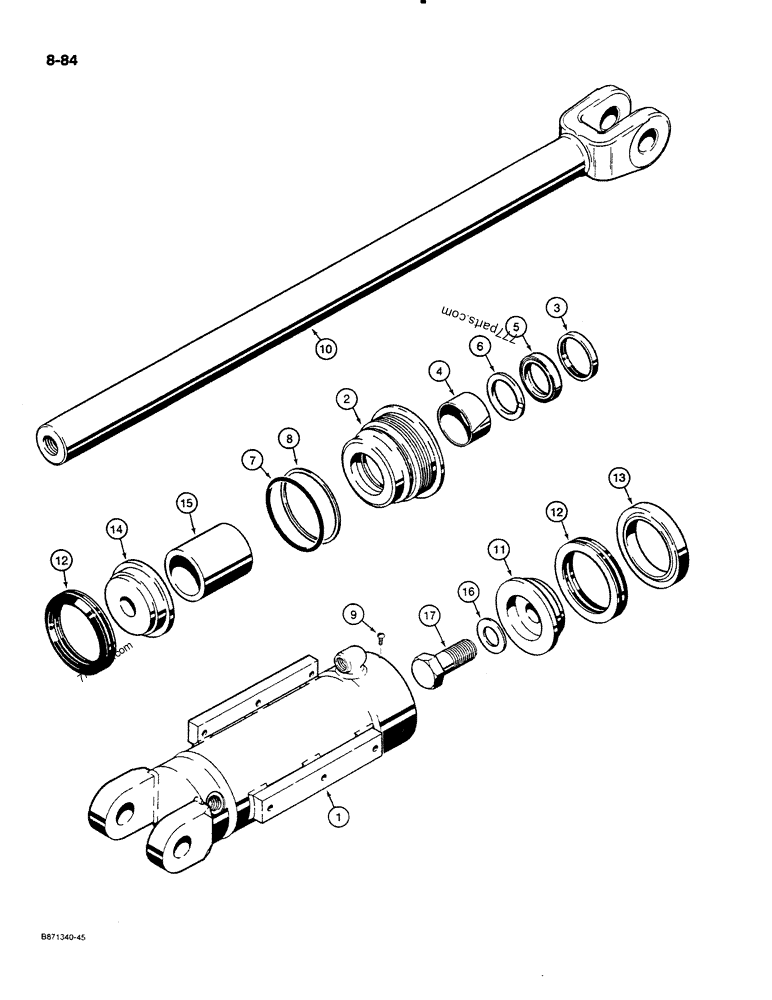 G110066 CYLINDER ASSY. - Case spare part | 777parts.com