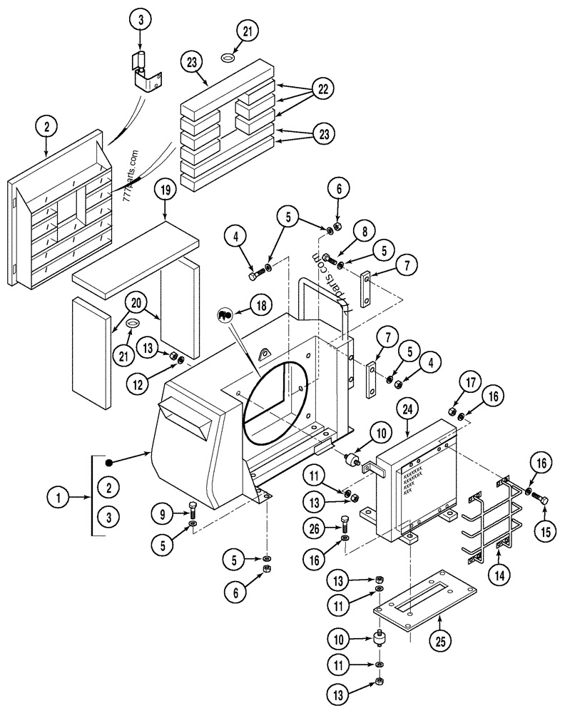 PA41446 SUPPORT - Case spare part | 777parts.com
