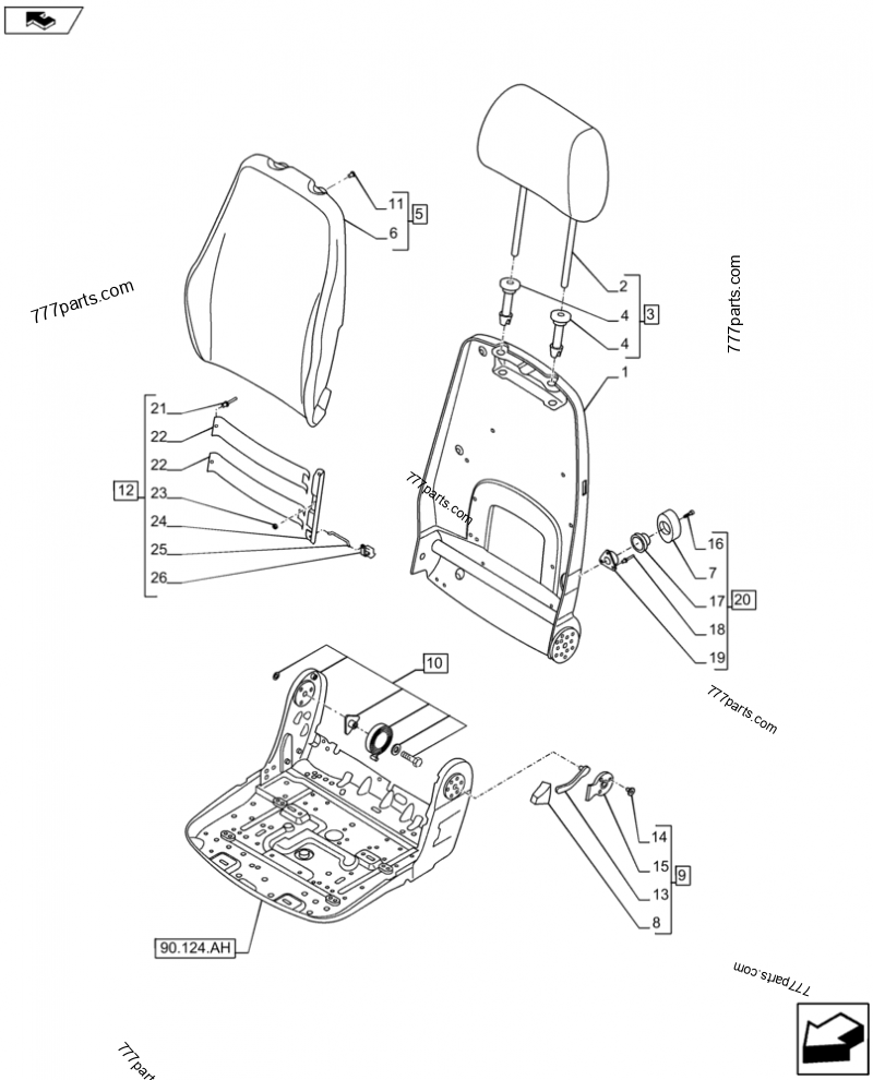 84280033 PAN - Case spare part | 777parts.com