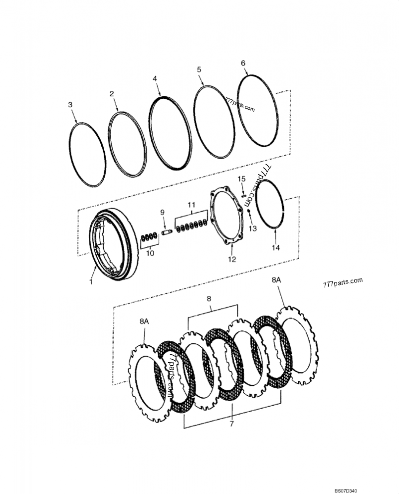 8603583 SEAL - Case spare part | 777parts.com