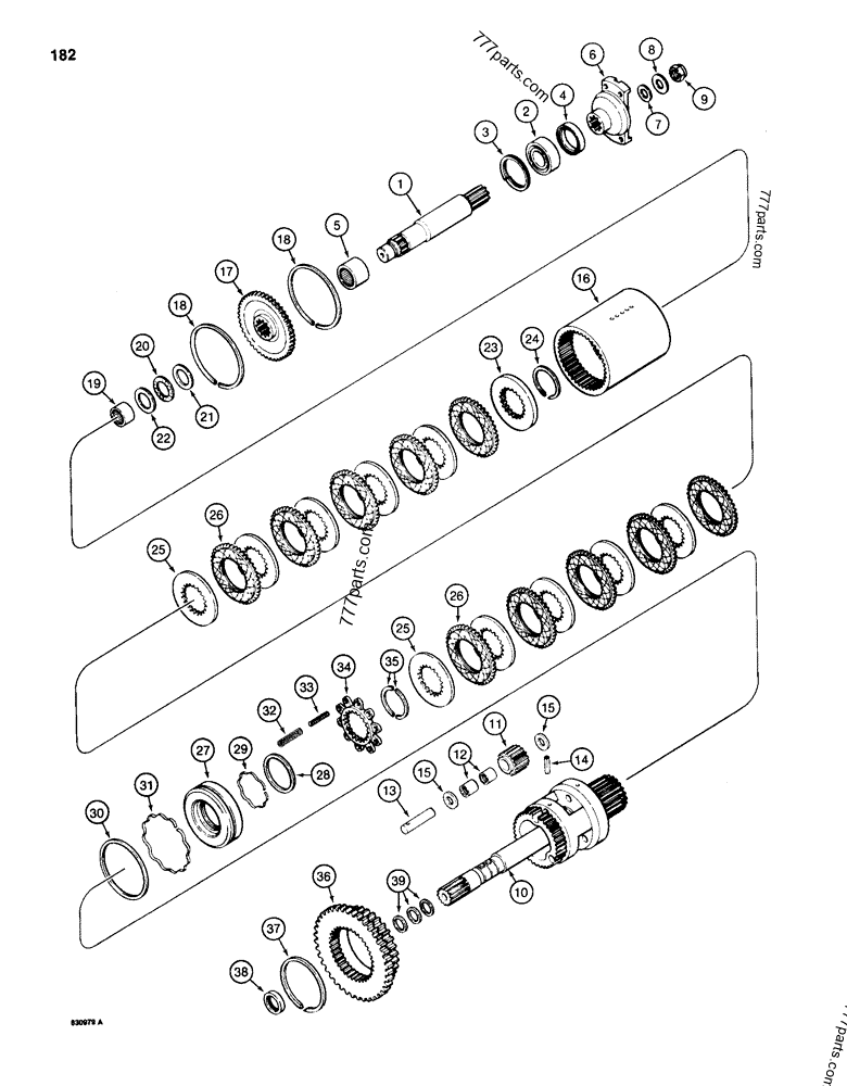 A50964 GEAR WHEEL - Case spare part | 777parts.com