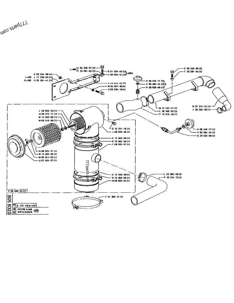 P433857 SCREW - Case spare part | 777parts.com
