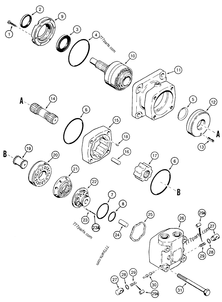 N14679 FLANGE - Case spare part | 777parts.com
