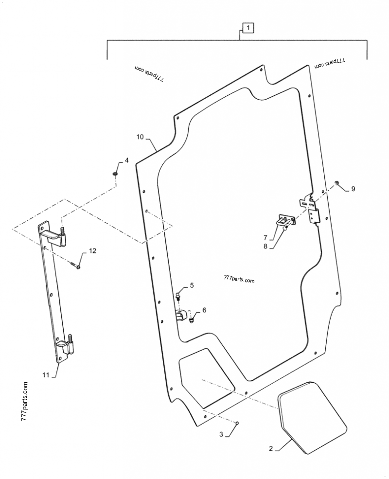 84259722 WINDOW - Case spare part | 777parts.com