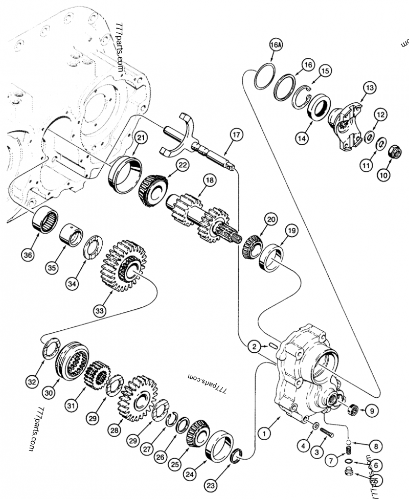G107117 WASHER - Case spare part | 777parts.com