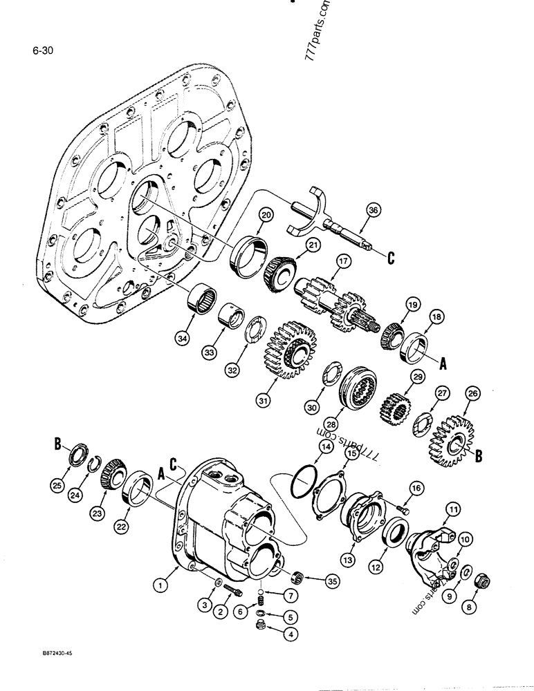 G107117 WASHER - Case spare part | 777parts.com