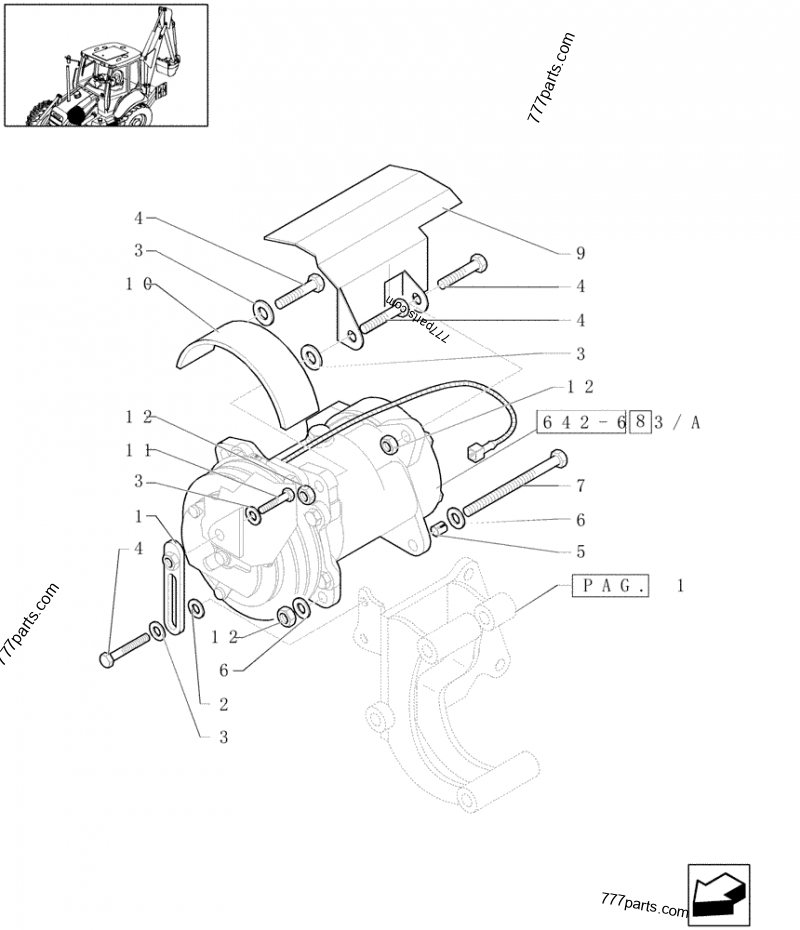 11106424 SCREW,Hex, M10 x 30mm, Cl 8.8, Full Thd - Case spare part ...