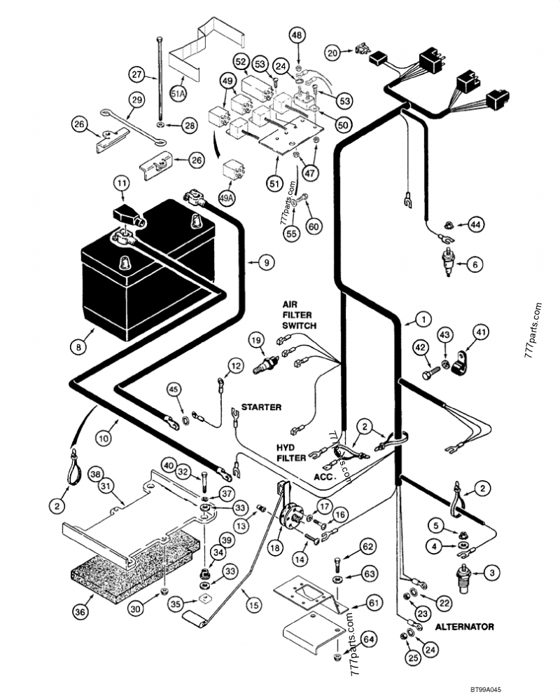 1983238C1 SENSOR,1/2" - 14 - Case spare part | 777parts.com