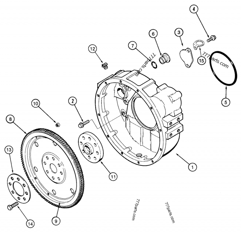 J934937 FLYWHEEL - Case spare part | 777parts.com