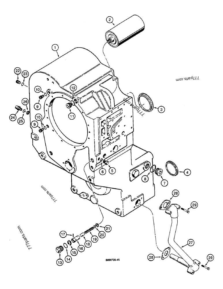 E135200 SPACER - Case spare part | 777parts.com