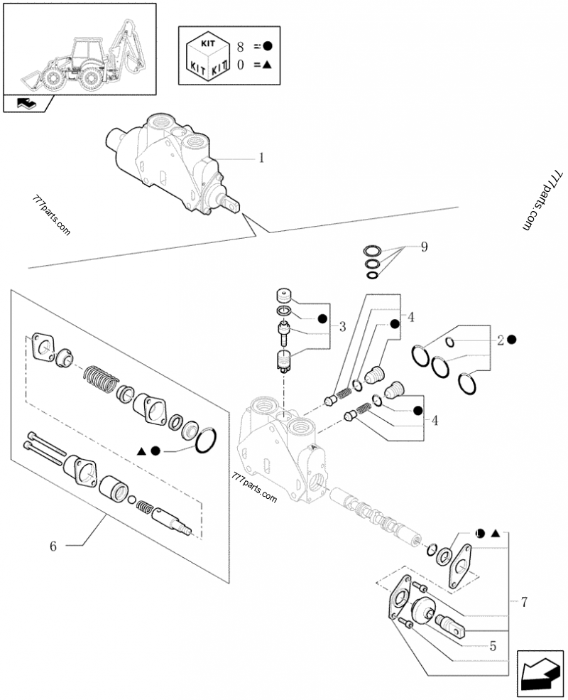 87558870 KIT - Case spare part | 777parts.com