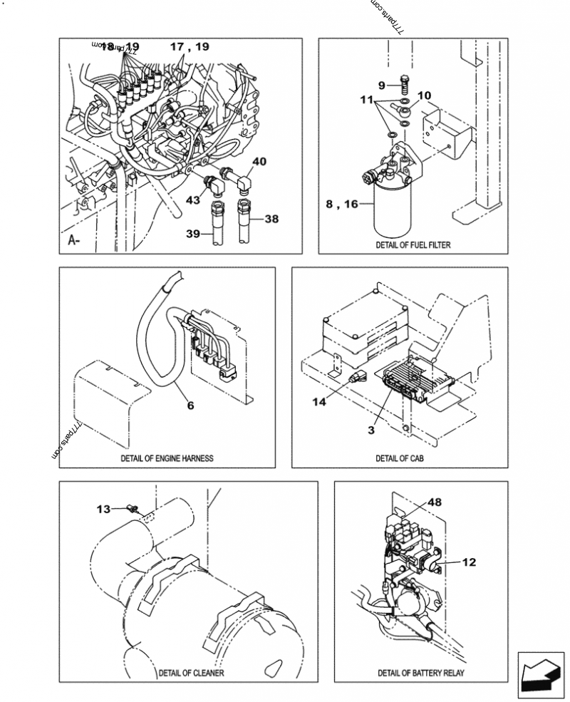 47858660 FILTER ASSY - Case spare part | 777parts.com