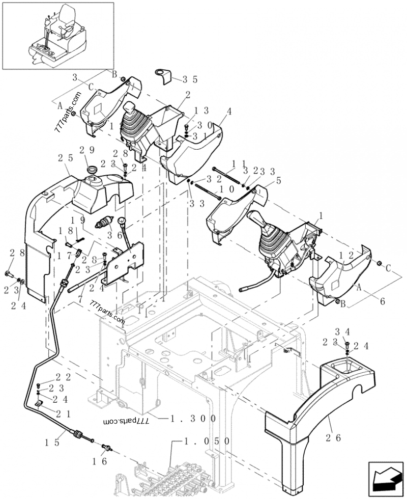 10571477 WASHER - Case spare part | 777parts.com