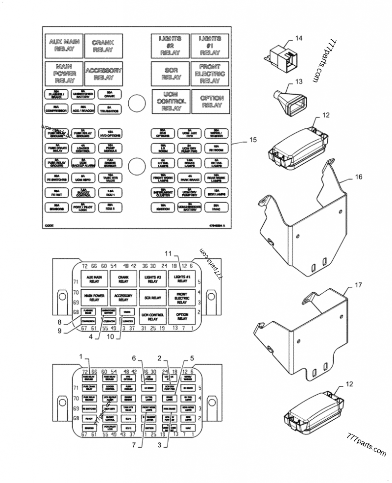 47530554 COVER - Case spare part | 777parts.com