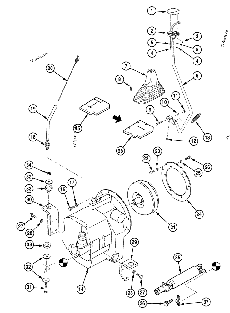 D35009 WASHER - Case spare part | 777parts.com