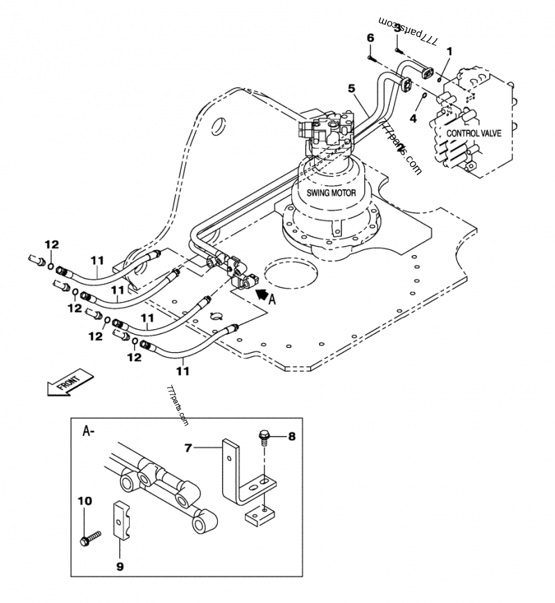 152085A1 COLLAR - Case spare part | 777parts.com