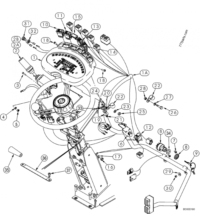 389487A1 LIGHT SWITCH - Case spare part | 777parts.com