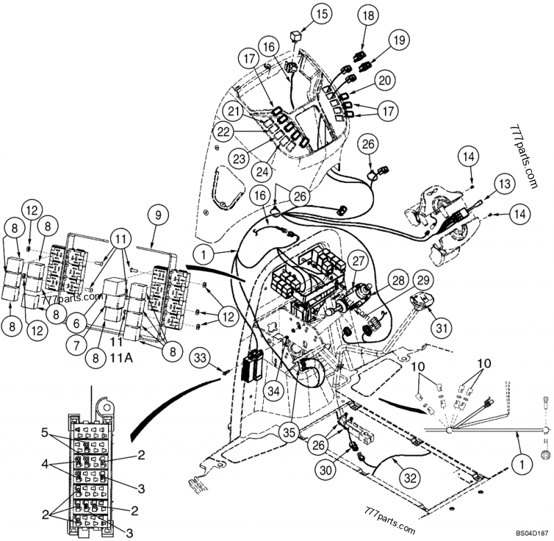 389487A1 LIGHT SWITCH - Case spare part | 777parts.com