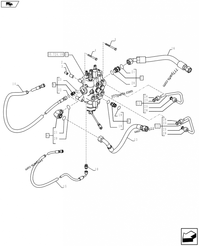 84217762 HYDRAULIC VALVE - Case spare part | 777parts.com