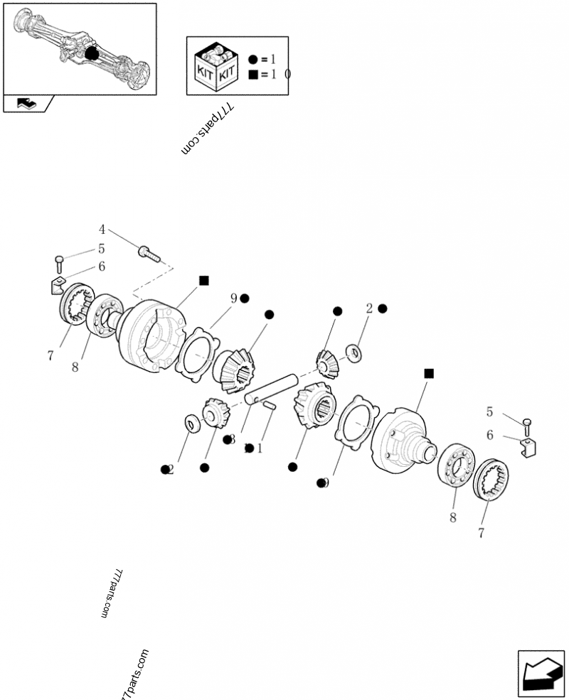 85827068 HOUSING - Case spare part | 777parts.com