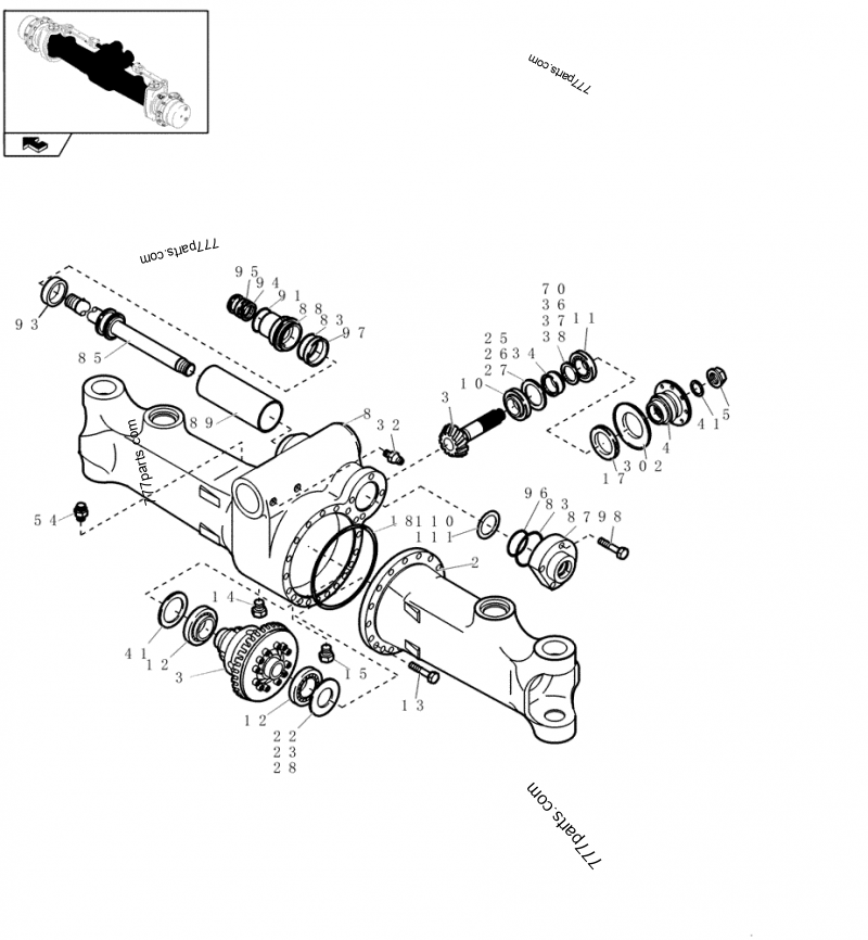 2929272 LOCK WASHER - Case spare part | 777parts.com