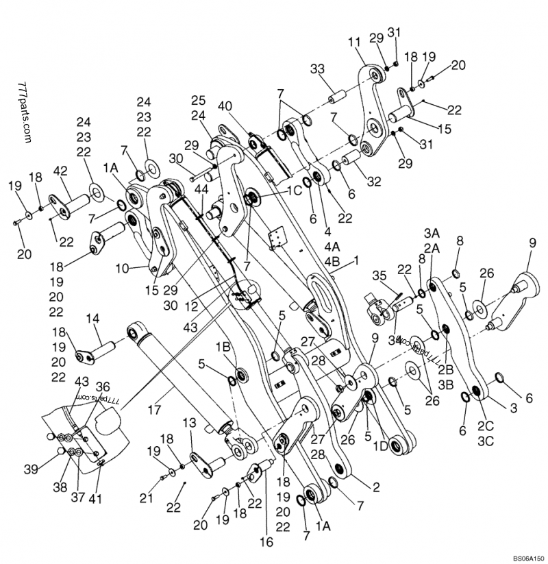 87445354 LINKAGE - Case spare part | 777parts.com