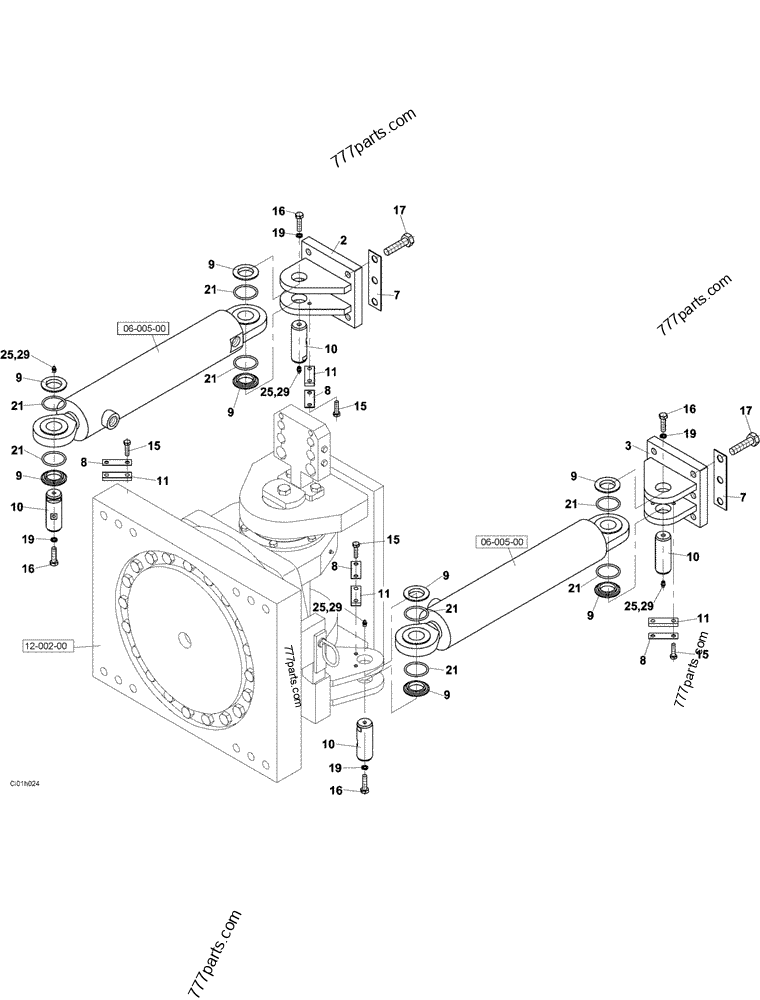 ND048815 PLATE - Case spare part | 777parts.com