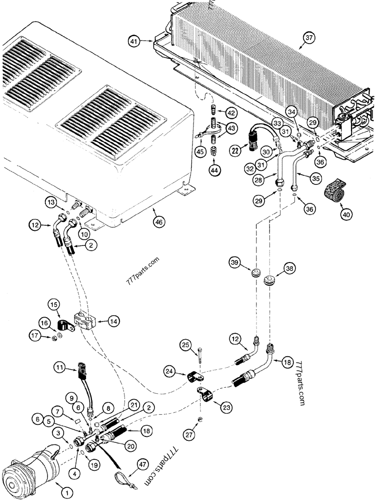 233424A1 HEATER - Case spare part | 777parts.com