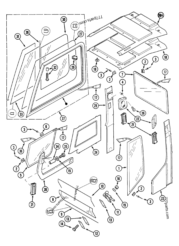 G2047098 GLASS - Case spare part | 777parts.com