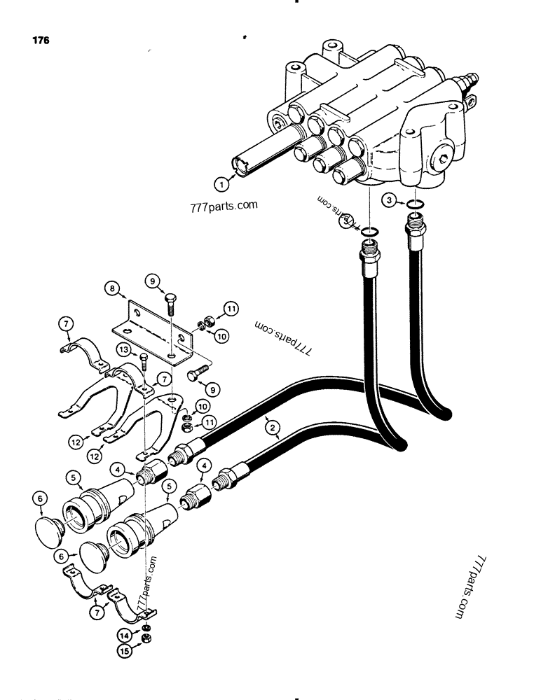 A28542 COUPLING, QUICK, FEM - Case spare part | 777parts.com